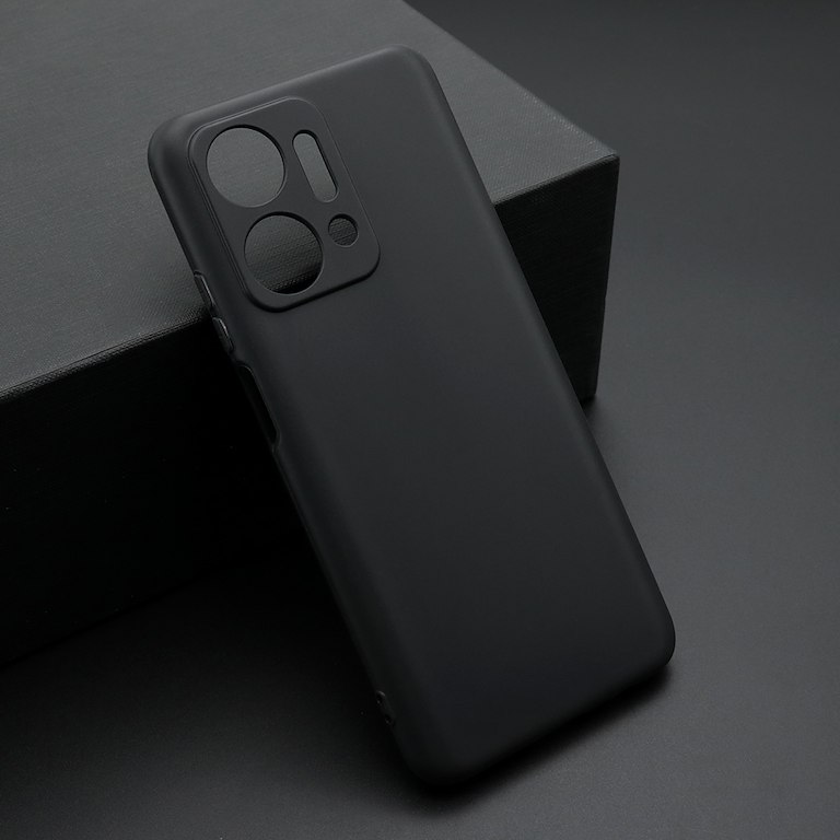 Zastitna ultra tanka (skin) maska / futrola KOLOR - Huawei Honor X7a crna (MS)