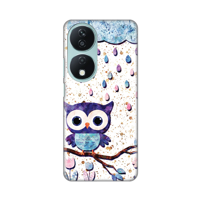Zastitna ultra tanka (skin) maska / futrola PRINT - Huawei Honor X7b Owl