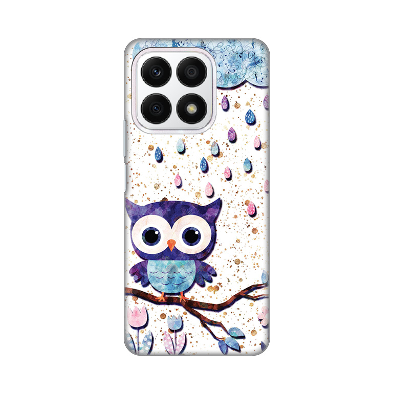 Zastitna ultra tanka (skin) maska / futrola PRINT - Huawei Honor X8a Owl