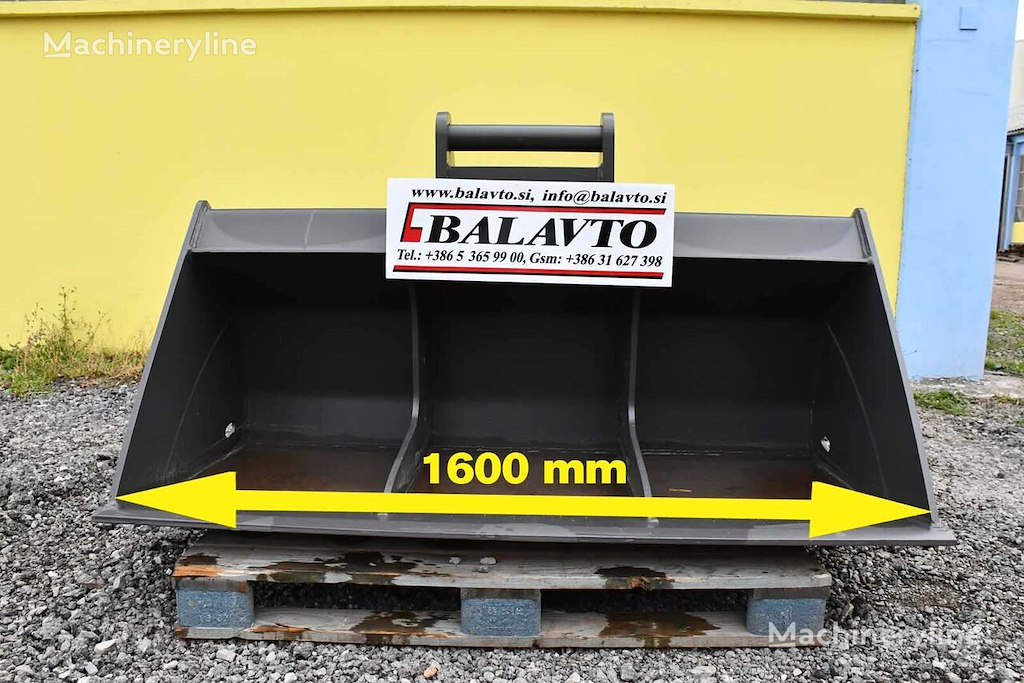 Nova Balavto excavator ditch cleaning / slope bucket S6 1600 mm kašika za mini bager