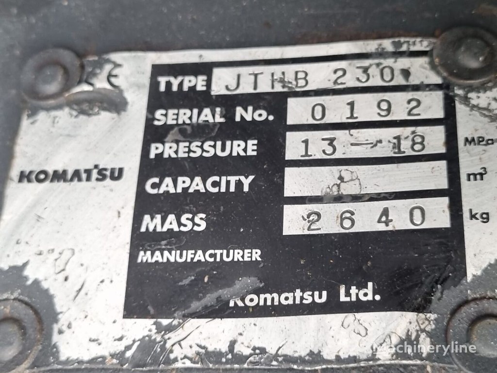 Komatsu JTHB230 hidraulični čekić