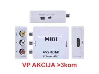 GEMBIRD A-AV-HDMI-Mini ** Gembird input AV to HDMI (904) (524)