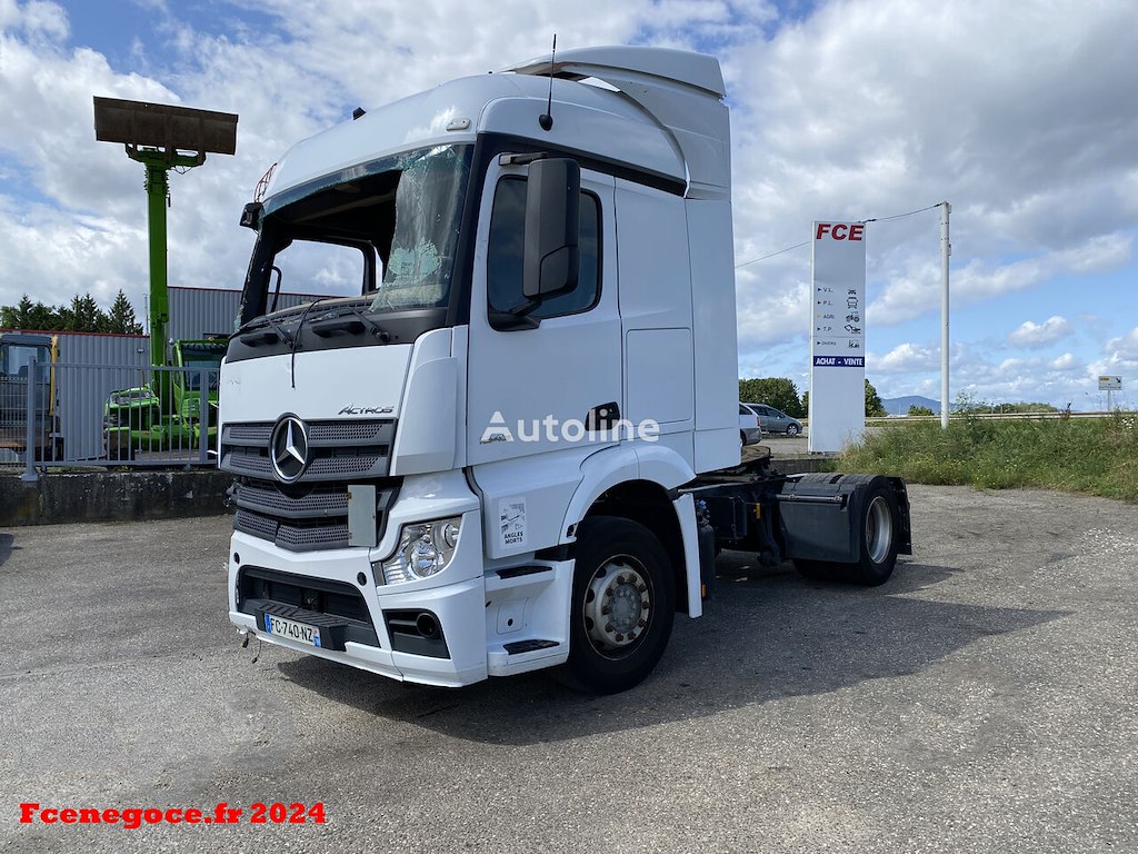 Mercedes-Benz ACTROS 1843 LS e6 / Carte Grise Francaise tegljač nakon udesa