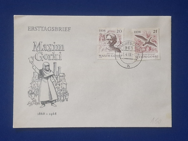 DDR 1968 FDC Maxim Gorki