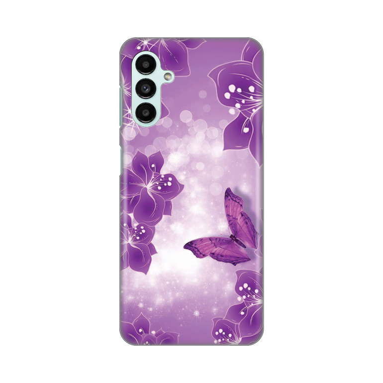 Zastitna silikonska maska (futrola) PRINT - Samsung A136 Galaxy A13 5G/A047 Galaxy A04s Butterfly And Flowers