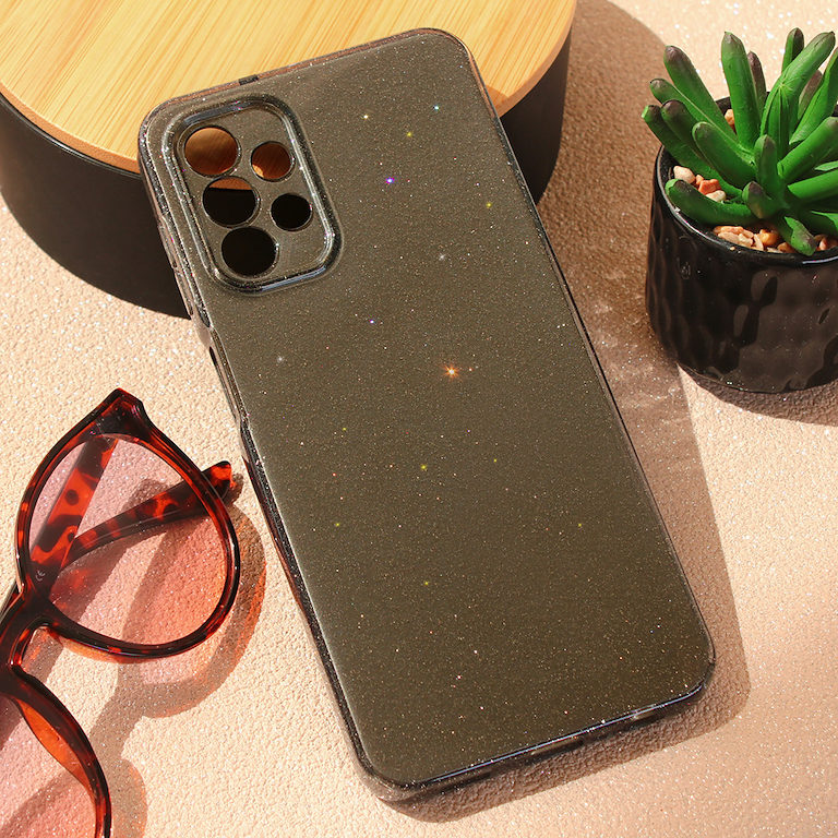 Zastitna maska (futrola) Sparkle Dust - Samsung A135 Galaxy A13 4G crna