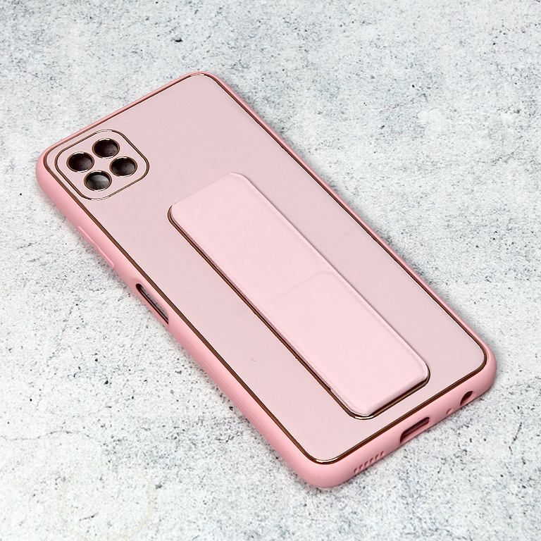Zastitna maska (futrola) Leather Armor - Samsung A226 Galaxy A22 5G roze
