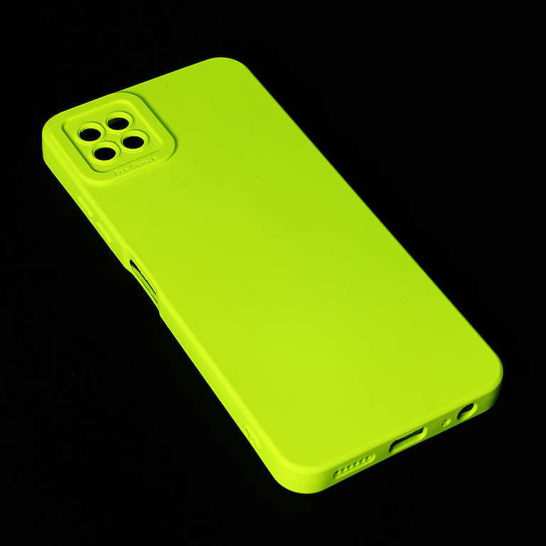 Zastitna maska (futrola) Silikon color - Samsung A226 Galaxy A22 5G svetlo zelena