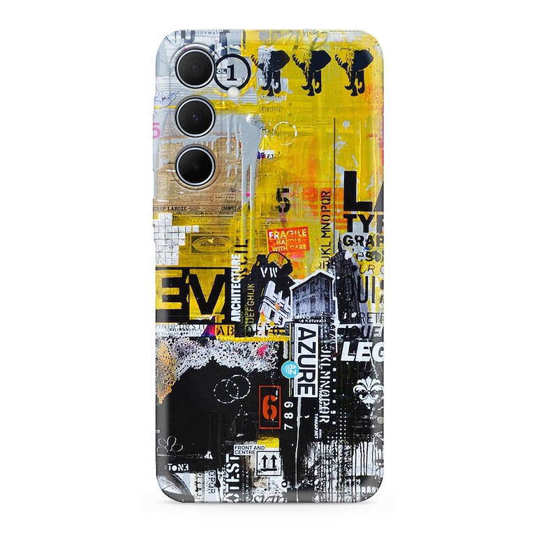 Zastitna ultra tanka (skin) maska / futrola PRINT CLEAR - Samsung A356B Galaxy A35 5G ND0349 (MS)