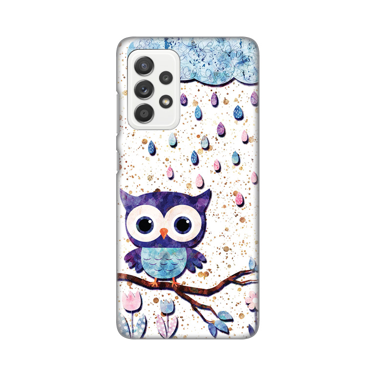 Zastitna ultra tanka (skin) maska / futrola PRINT - Samsung A525 Galaxy A52 4G/A526 Galaxy A52 5G/A528B Galaxy A52s 5G Owl