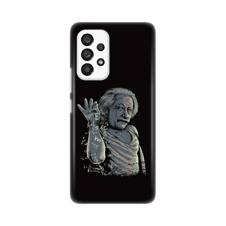 Zastitna silikonska maska (futrola) PRINT - Samsung A536 Galaxy A53 5G Funny Albert Einstein