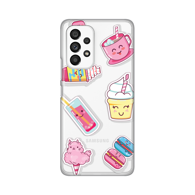 Zastitna ultra tanka (skin) maska / futrola PRINT - Samsung A536 Galaxy A53 5G Ice cream