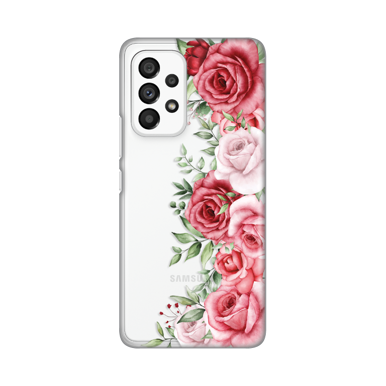Zastitna ultra tanka (skin) maska / futrola PRINT - Samsung A536 Galaxy A53 5G Wild Roses