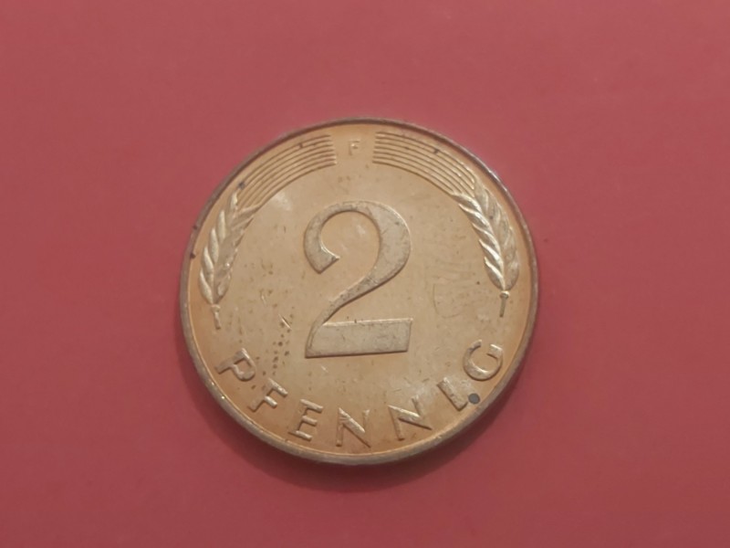 Nemačka - 2 pfennig 1987 god F