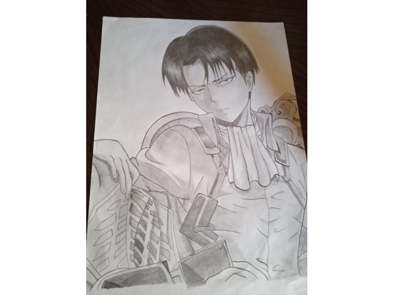 levi attack on titan anime crtez