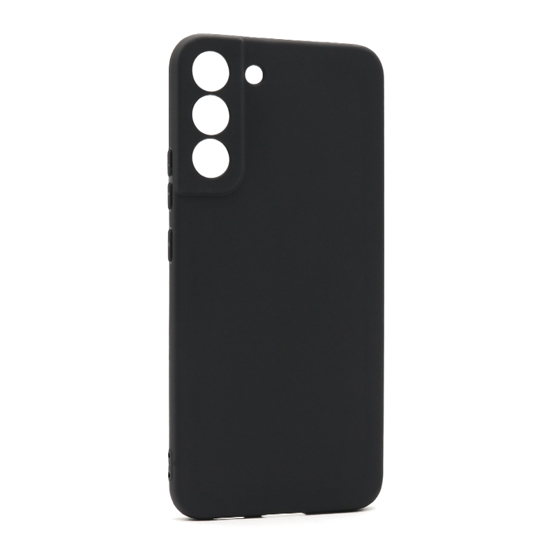 Zastitna ultra tanka (skin) maska / futrola KOLOR - Samsung Galaxy S22 5G crna (MS)
