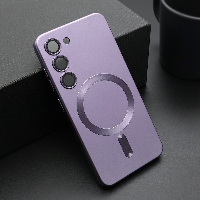 Zastitna maska (futrola) ELEGANT MAGSAFE - Samsung S911B Galaxy S23 5G ljubicasta (MS)