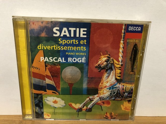 Satie - Pascal Rogé – Sports Et Divertissements. Piano