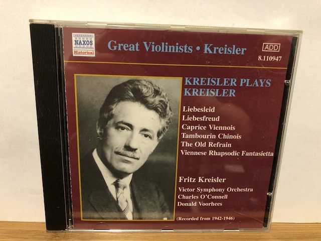 Fritz Kreisler, Victor Symphony Orchestra, Charles O`Co