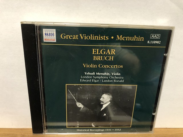 Elgar, Bruch - Yehudi Menuhin – Violin Concertos