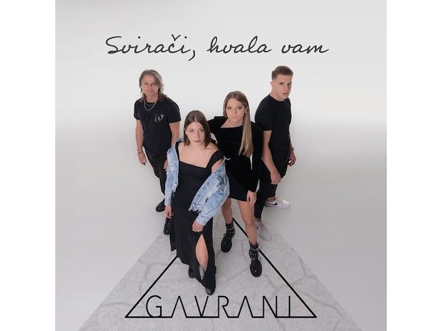 GAVRANI – SVIRAČI, HVALA VAM CD u Foliji