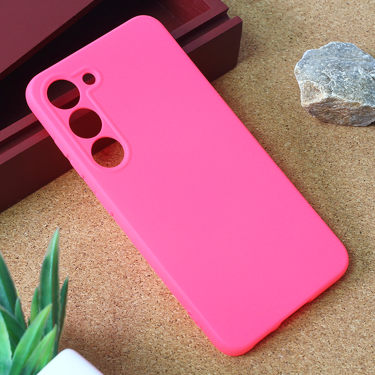 Zastitna maska (futrola) Teracell Giulietta - Samsung S916B Galaxy S23 Plus mat pink