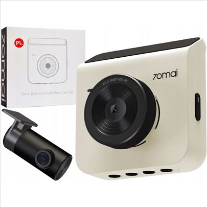 Auto Kamera Xiaomi 70mai a400 + rear cam ivoryNovo