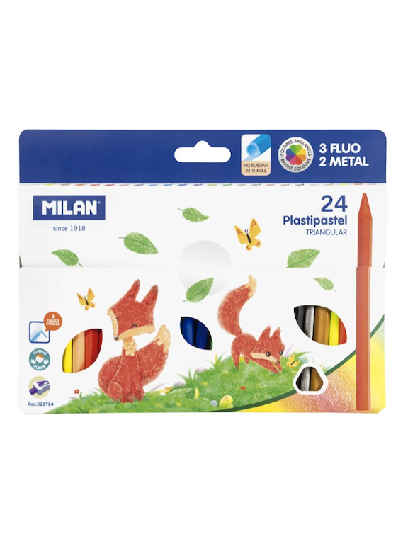 022T24 Trougle Plastipastel Boje Milan 1/24