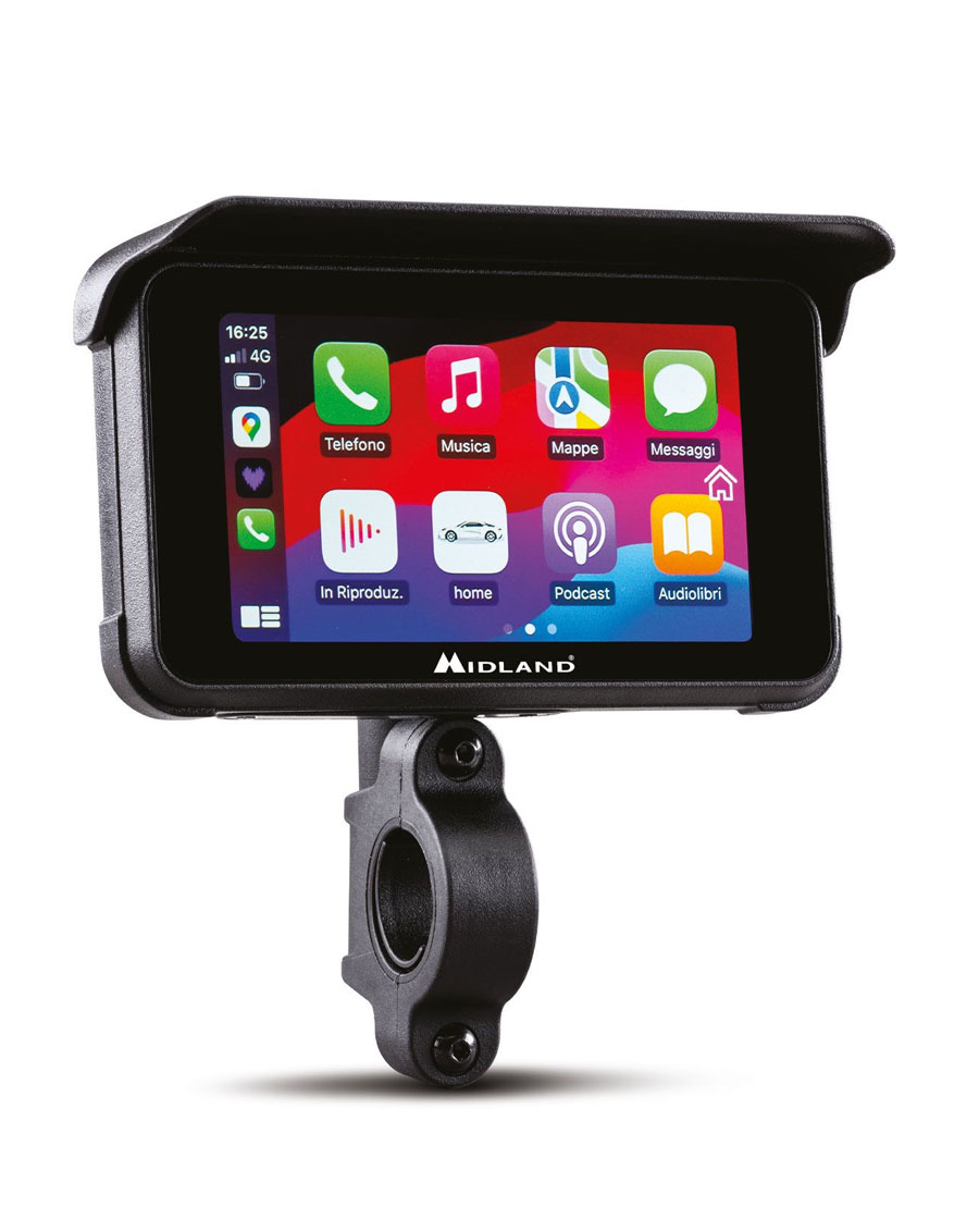 Midland kamera Bikeplay Guardian dispaly with Dash Cam