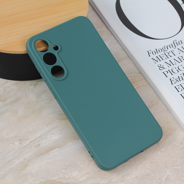 Zastitna maska (futrola) Teracell Giulietta - Samsung S711 Galaxy S23 FE mat tamno zelena