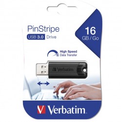 USB flash 16 GB Pinstripe Verbatim