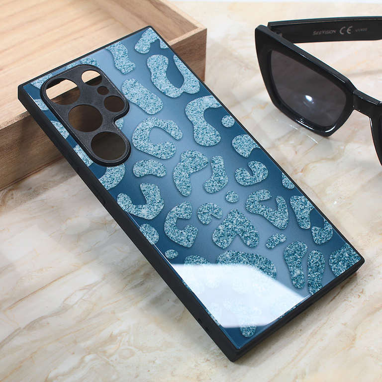 Zastitna maska (futrola) Shiny glass - Samsung S928B Galaxy S24 Ultra plava
