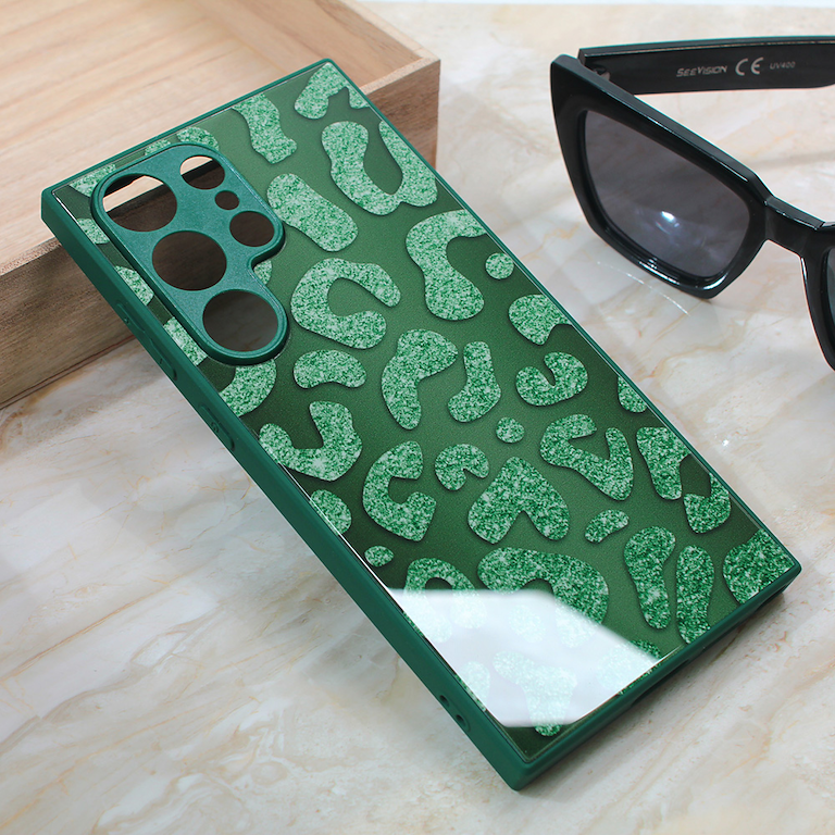 Zastitna maska (futrola) Shiny glass - Samsung S928B Galaxy S24 Ultra zelena