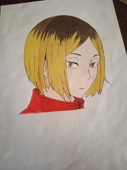 kenma haikyuu anime crtez