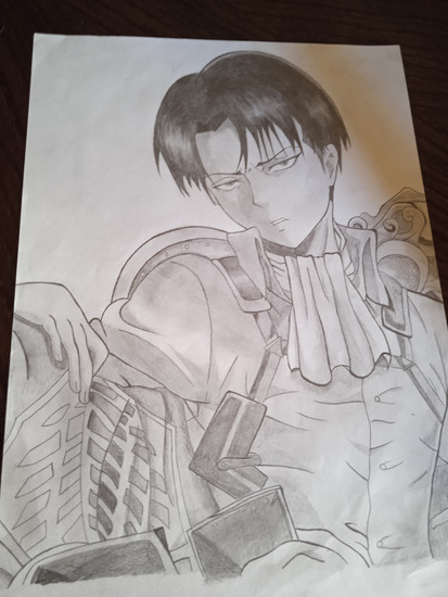 levi attack on titan anime crtez