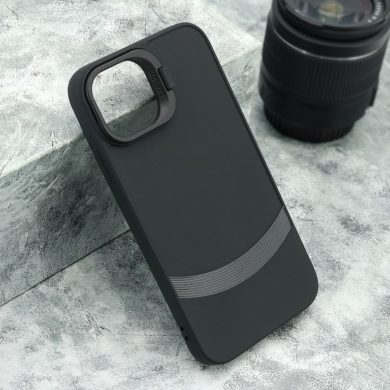 Zastitna maska (futrola) CAMERA HOLDER - iPhone 11 (6.1) crna (MS)