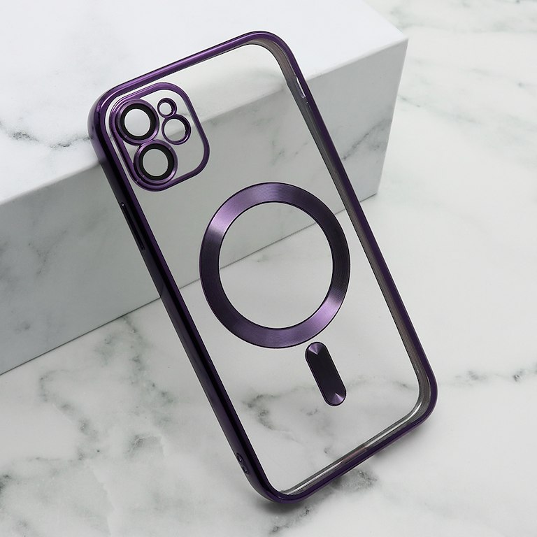 Zastitna maska (futrola) CAMERA PROTECT MagSafe - iPhone 11 (6.1) ljubicasta (MS)