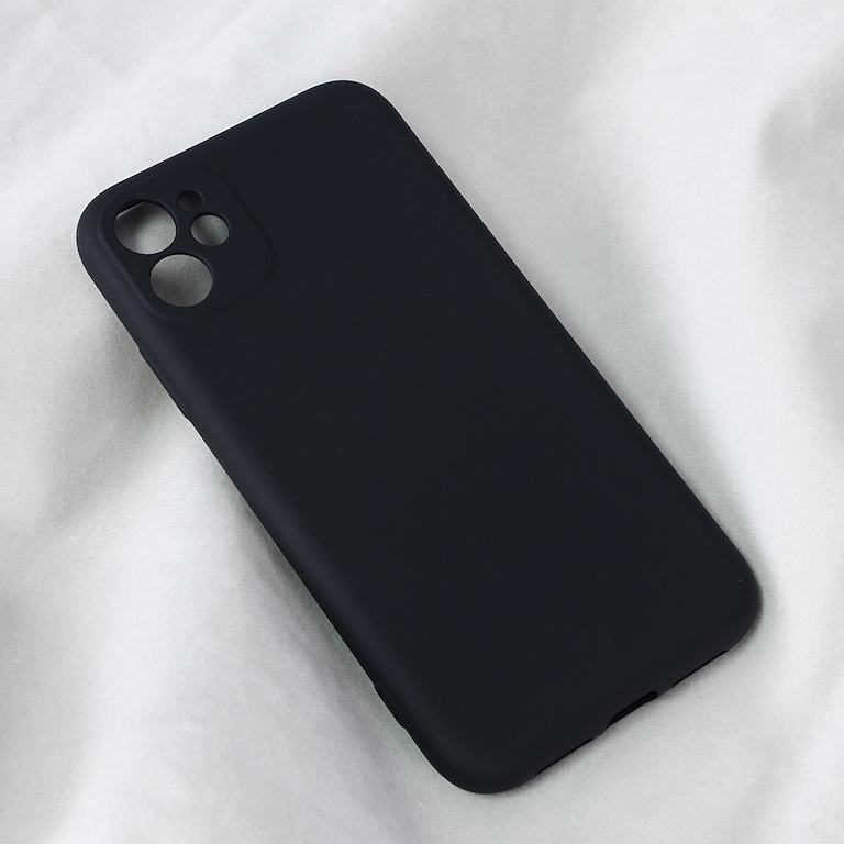 Zastitna maska (futrola) Teracell Soft Velvet - iPhone 11 6.1 crna