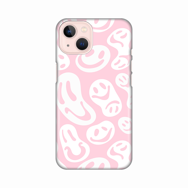 Zastitna silikonska maska (futrola) PRINT - iPhone 13 Pink Smiles