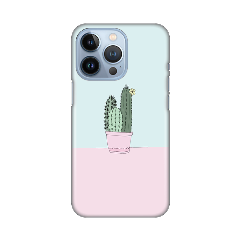 Zastitna silikonska maska (futrola) PRINT - iPhone 13 Pro Cactus