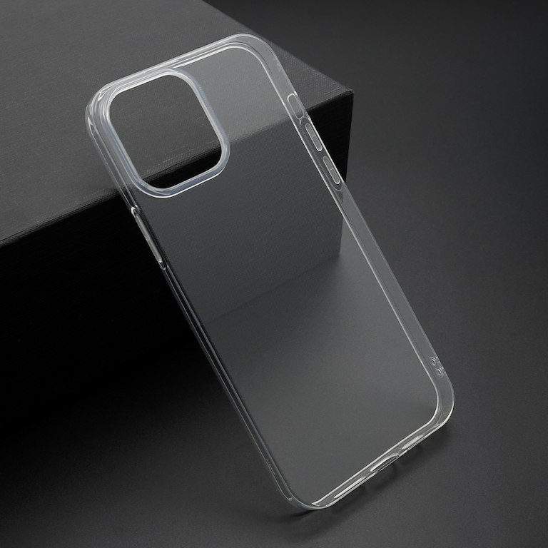 Zastitna ultra tanka (skin) maska / futrola PROTECT - iPhone 13 Pro Max (6.7) providna (bela) (MS)