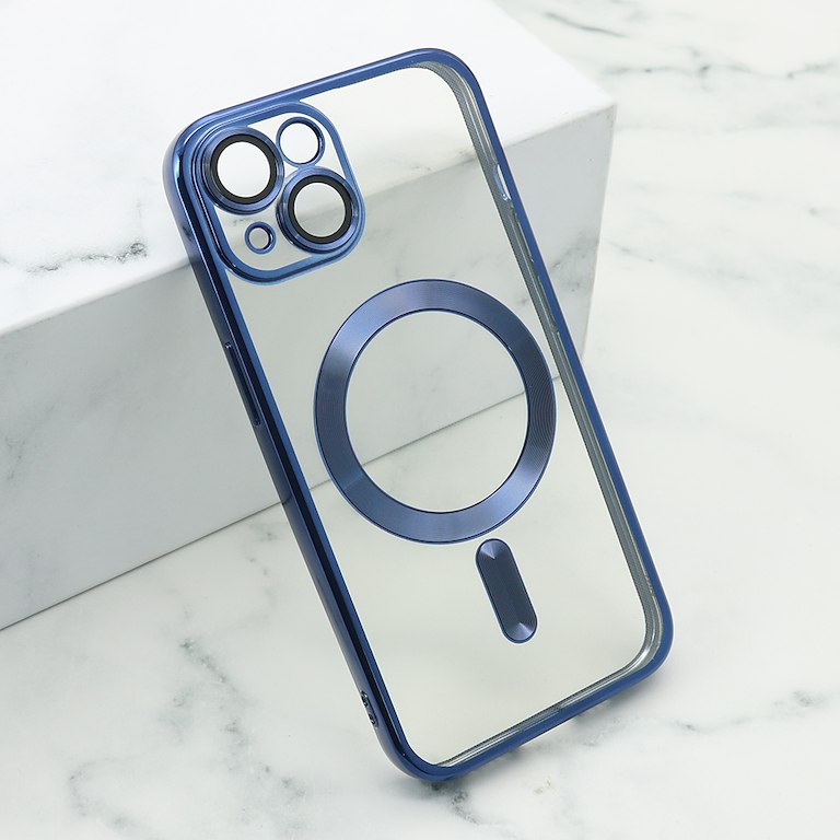 Zastitna maska (futrola) CAMERA PROTECT MagSafe - iPhone 14 (6.1) plava (MS)
