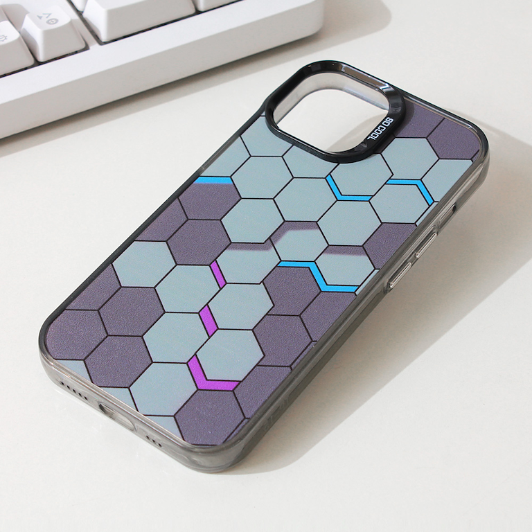 Zastitna maska (futrola) Honeycomb Color - iPhone 14 type 6