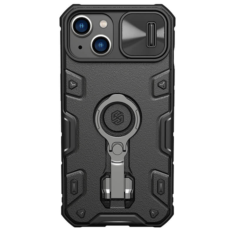 Zastitna maska (futrola) Nillkin CamShield Armor Pro Magnetic - iPhone 14 crna