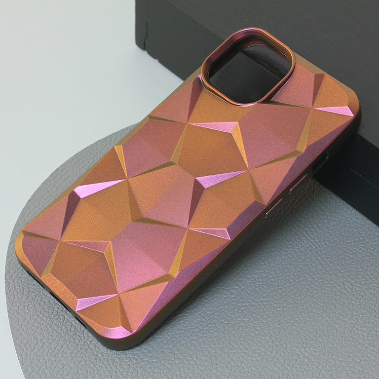 Zastitna maska (futrola) Shiny Diamond - iPhone 14 roze