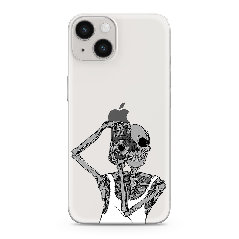 Zastitna ultra tanka (skin) maska / futrola PRINT CLEAR - iPhone 14 (6.1) ND0302 (MS)