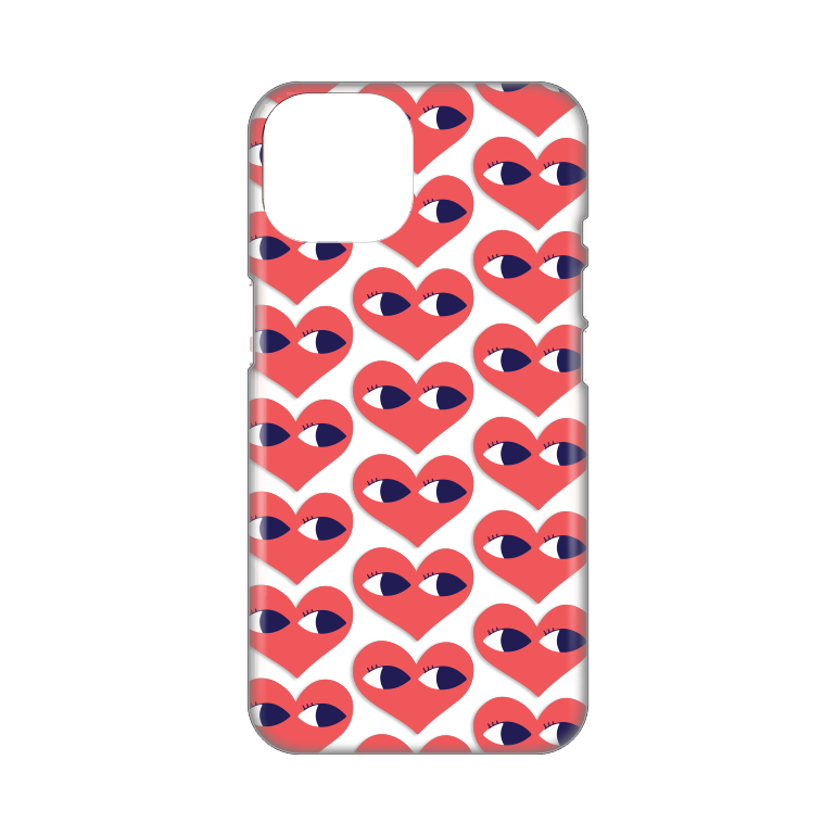 Zastitna ultra tanka (skin) maska / futrola PRINT - iPhone 14 Plus Eye Heart Pattern