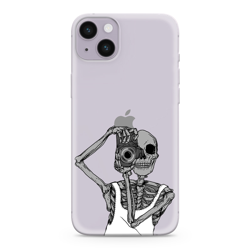 Zastitna ultra tanka (skin) maska / futrola PRINT CLEAR - iPhone 14 Plus (6.7) ND0302 (MS)