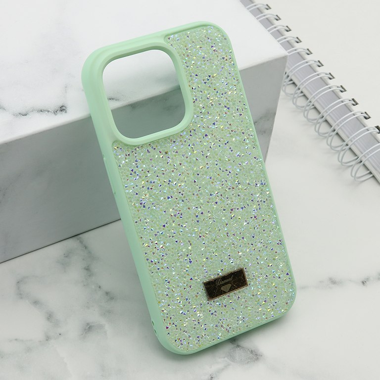 Zastitna maska (futrola) DIAMOND SELECTION - iPhone 14 Pro (6.1) mint (MS)