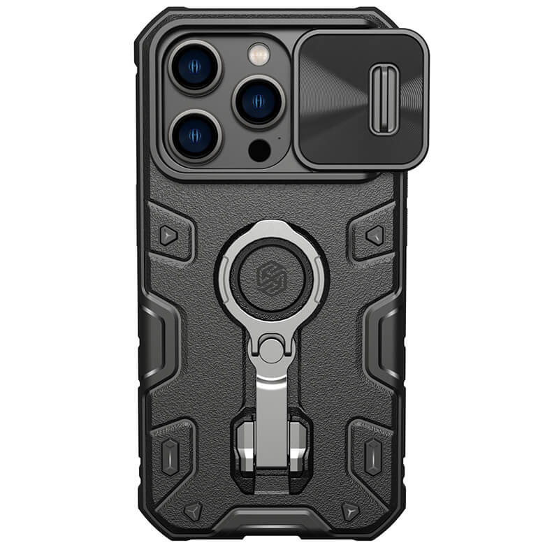 Zastitna maska (futrola) Nillkin CamShield Armor Pro - iPhone 14 Pro crna